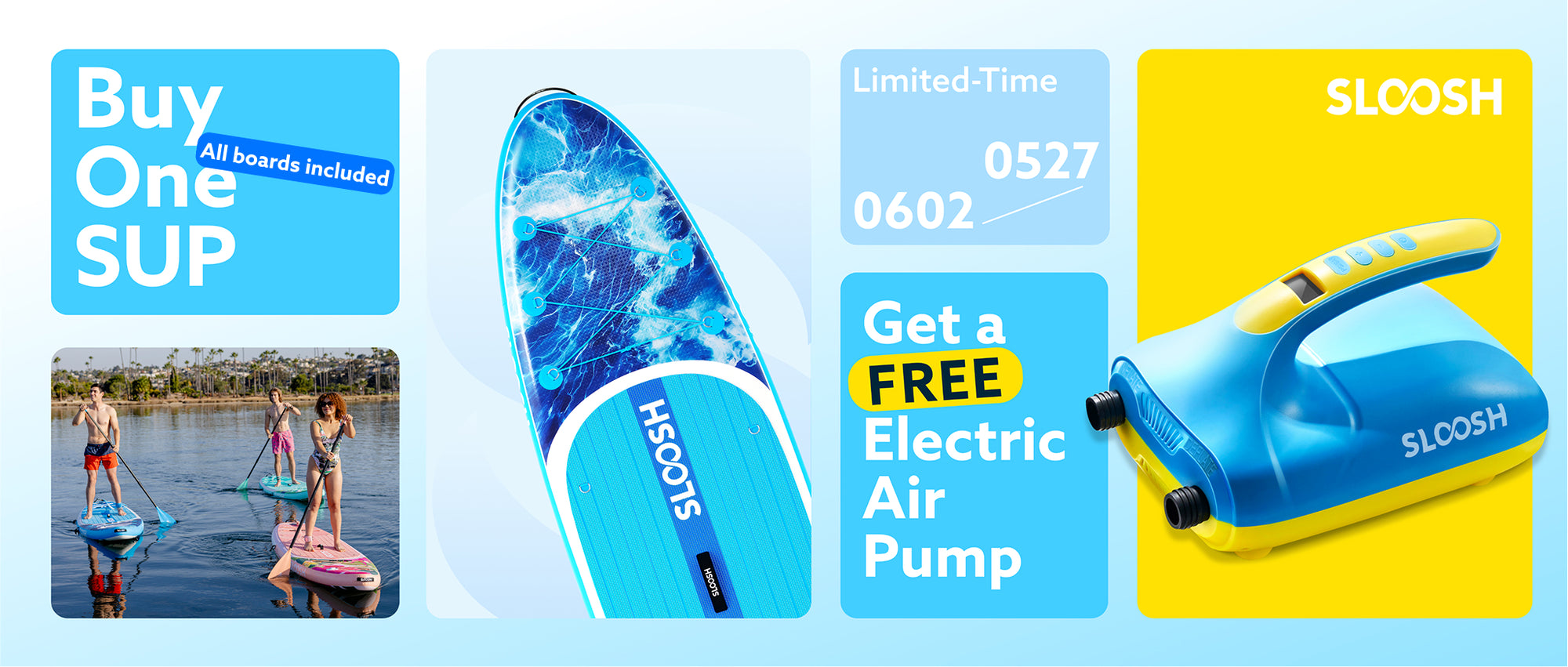 Inflatable Paddle Boards, Pools & Floats | Sloosh USA – SLOOSH