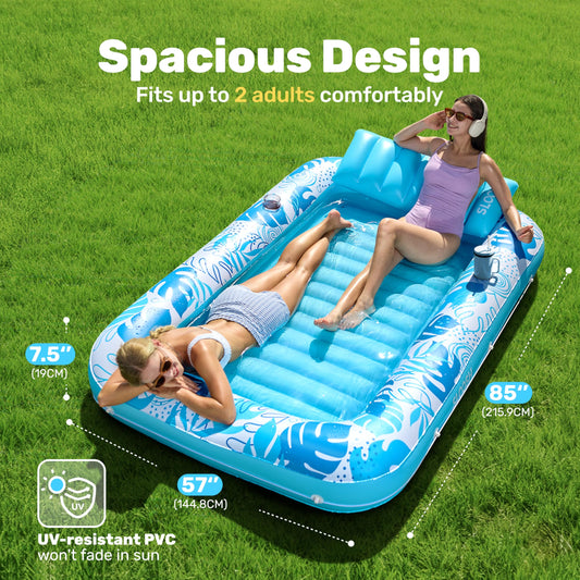 Tanning Pool & Inflatable Tanning Pool Lounger Floats - SLOOSH